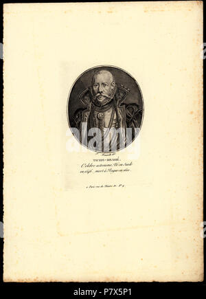 Portrait of Tycho Brahe (1546-1601). From Astronomiae Instauratae ...