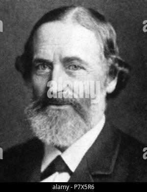 Portrait of Gustav Kirchhoff (1824-1887) a German physicist. Dated 19th ...