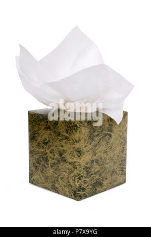Box of paper tissues isolated on white Stock Photo - Alamy
