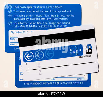 Bart train - San Francisco, California USA Stock Photo - Alamy