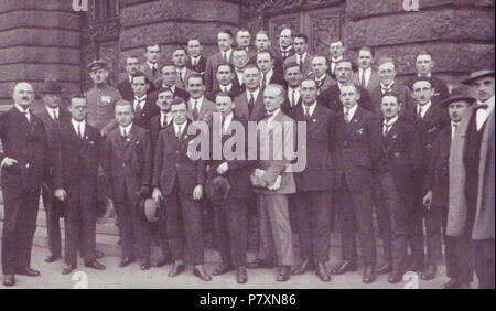 The defendants in the Munich Putsch trial aka Beer Hall Putsch of 1924 ...