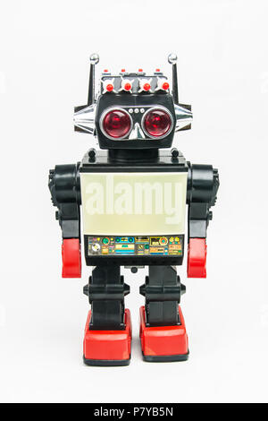 Vintage robot retro classic toy Stock Photo - Alamy