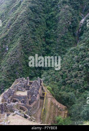 Vertical image of Inca town in the Andes Stock Photo - Alamy