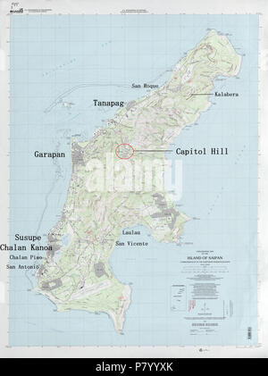 Battle Of Saipan Map