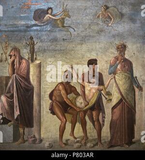 The Sacrifice of Iphigenia. House of the Tragic Poet. Pompeii, Italy ...