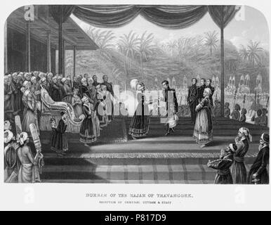 Travancore Rajah Outram Stock Photo - Alamy