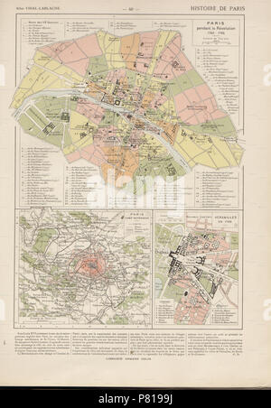 Vidal Lablache - Atlas General Histoire et Geographie, Paris en 1789 ...