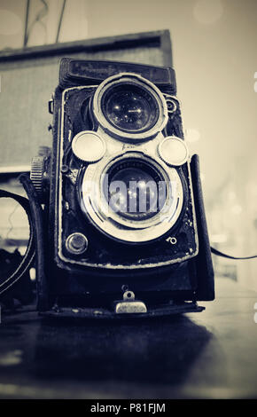 Traditional cameras were preserved in a museum Stock Photo - Alamy