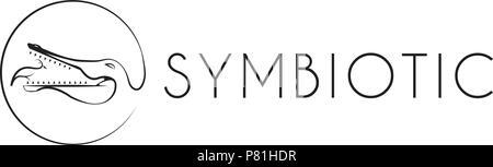 Symbiotic vector logo Stock Vector Image & Art - Alamy