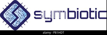 Symbiotic vector logo Stock Vector Image & Art - Alamy