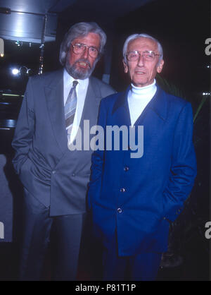Jean-Michel Cousteau and father Jacques Cousteau Stock Photo - Alamy