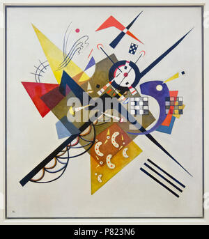 On White II, Auf Weiss II, Sur blanc II, Wassily Kandinsky, 1923 Stock ...