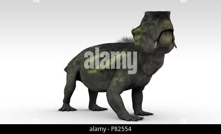 3d rendering of the lystrosaurus isolated on white Stock Photo - Alamy