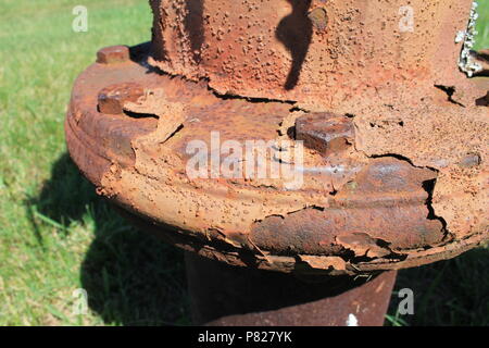 Rusted fire hydrant on a curve in Shanghai, China Stock Photo - Alamy