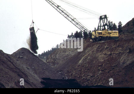 Strip mining at Peabody Coal Company - Location: in or near Nucla ...