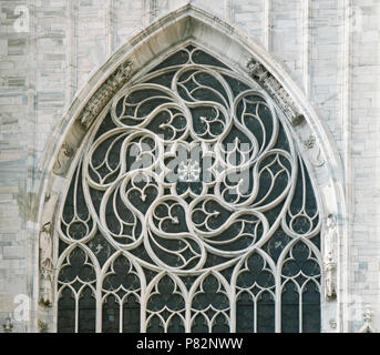 Ornamented window of a cathedral in gothic style Stock Photo - Alamy