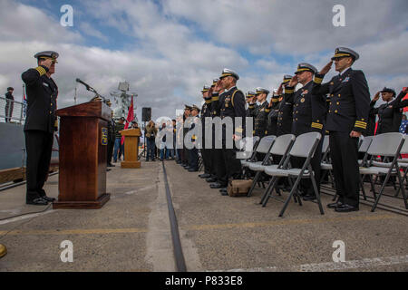 US Navy Officers of the People's Liberation Army Navy (PLAN) oiler ...