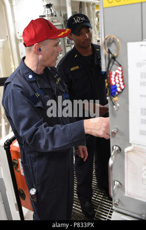 US Navy Zone inspection aboard USS Kitty Hawk Stock Photo - Alamy
