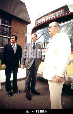 Mr. William Lear (White Suit) and Officials of His Company During a ...