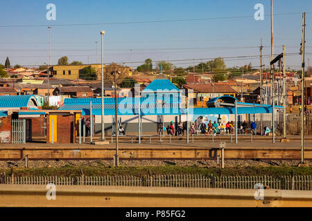 Metro Rail Train in Johannesburg, South Africa Stock Photo - Alamy