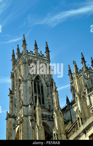 Bronze model of York Cathedral or Minster outside the Cathedral Stock ...