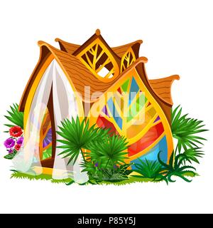 Fairytale house in cartoon style illustration Stock Vector Image & Art ...