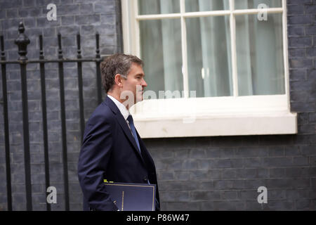London 10th July 2018, , Greg Clark Business Secretary, arrives at ...