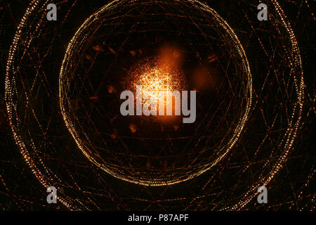 Abstract patterns created by lights looks like stars galaxy Stock Photo ...