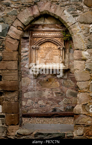 Grey Abbey Cistercian monastery on Strangford Lough, County Down ...