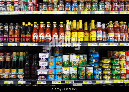 Chinese Asian grocery store and supermarket in Chinatown William Street ...