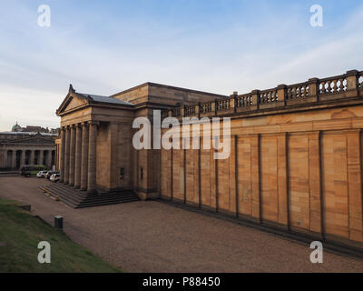 EDINBURGH, UK - CIRCA JUNE 2018: Dalmeny railway station for the Forth ...