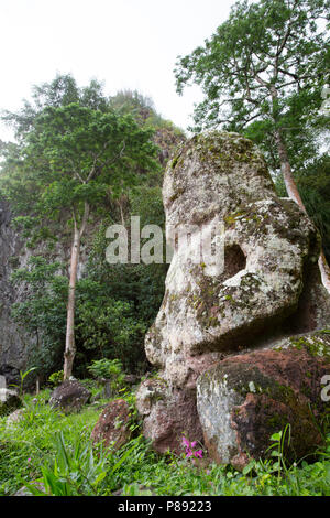 Tiki Statue, Hiva Oa, Marquesas Islands Stock Photo - Alamy