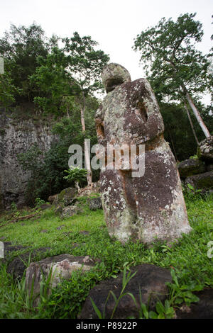 Tiki Statue, Hiva Oa, Marquesas Islands Stock Photo - Alamy