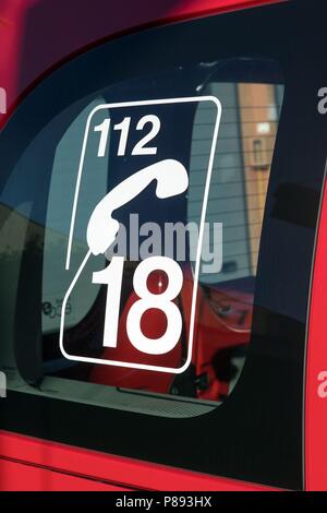 18 AND 112, FIRE DEPARTMENT EMERGENCY NUMBERS, FIRE AND EMERGENCY ...