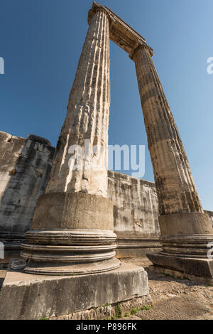Temple of Apollo in Didyma antique city - Didim, Aydin, Turkey Stock ...