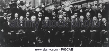science, physics, Fifth Solvay Conference, participants, group Stock ...