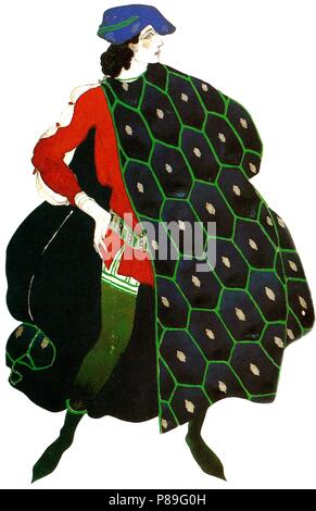 Costume design to the play "The Martyrdom of St. Sebastian" by Gabriele ...