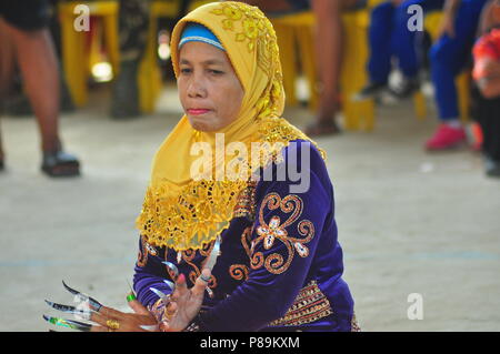 Jolo, Philippines. 22nd June, 2018. A pangalay native to the Badjao ...