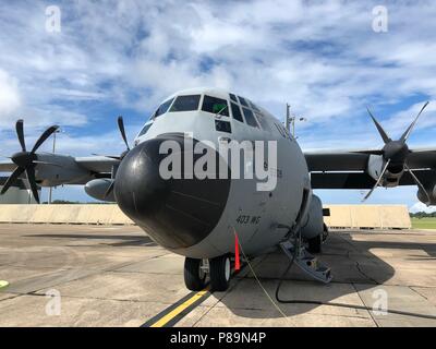 The 53rd Weather Reconnaissance Squadron fly a weather reconnaissance ...