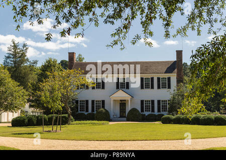 Bassett Hall home of John D. Rockefeller in Colonial Williamsburg Stock ...