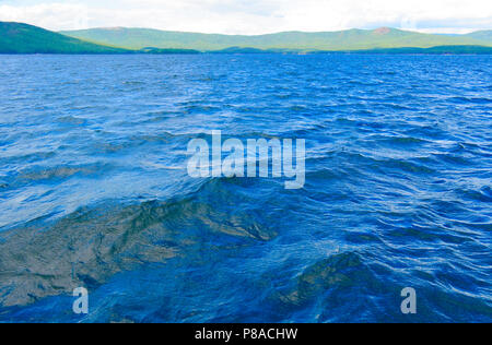 Sea surface with slight rippling water Stock Photo - Alamy