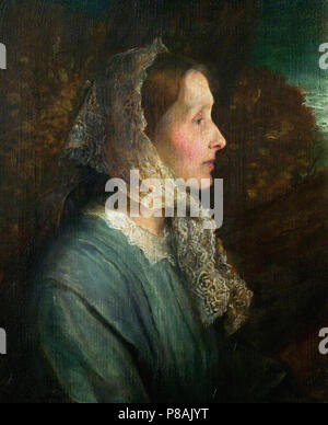 A portrait of Alfred Tennyson, the 19th-century English poet laureate ...