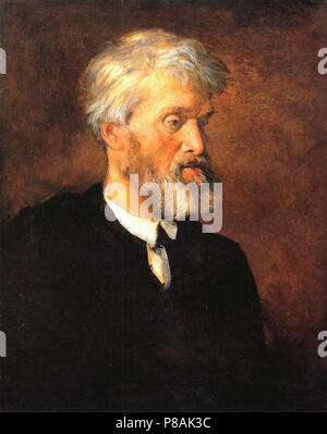 Portrait of Thomas Carlyle by George Frederick Watts Stock Photo - Alamy