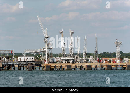 BP Hamble Oil Terminal Hampshire UK Stock Photo: 84546217 - Alamy