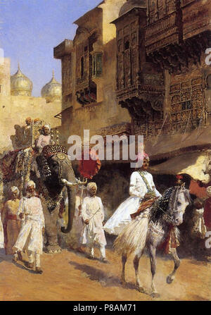Indian Prince And Parade Cermony by Edwin Lord Weeks Stock Photo - Alamy