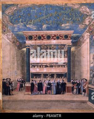 The throne hall of the castle in Binche. Museum: Royal Library of ...