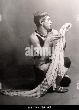 Vaslav Nijinsky in the Ballet L'après-midi d'un faune (The Afternoon of ...