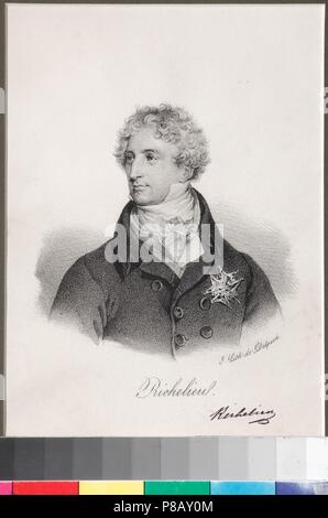 Portrait of Armand-Emmanuel du Plessis, Duke of Richelieu, Le duc de ...