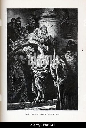 Mary, Queen of Scots. Museum: PRIVATE COLLECTION. Author: EDMUND DULAC ...