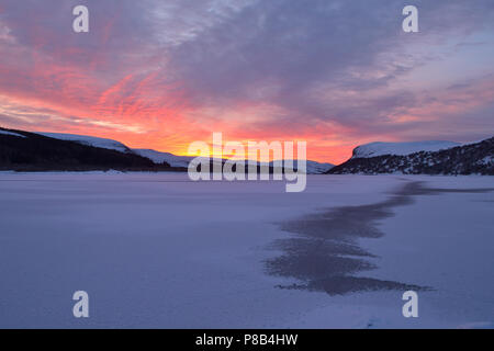 Carrol Rock in Strath Brora, East Sutherland Scotland and Loch Brora on ...